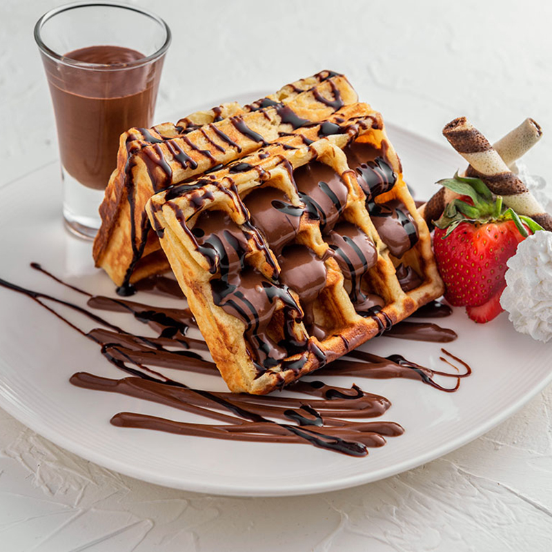 NUTELLA WAFFLES - Shawerman